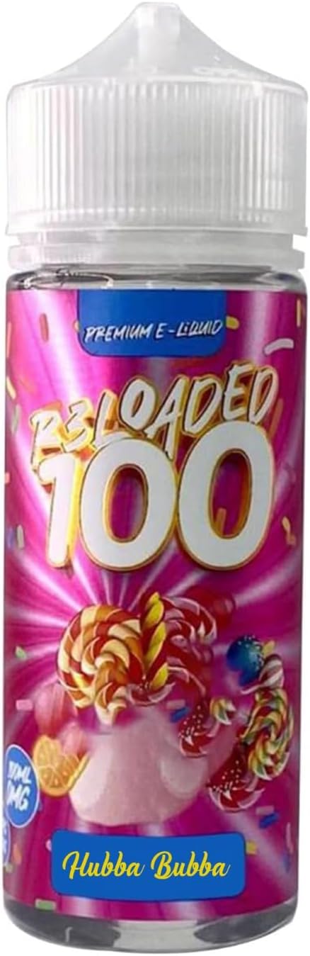 R3LOADED HUBA BUBBA 100ML E-LIQUID, No Nicotine 0mg, E-Cigarettes, E- E ...