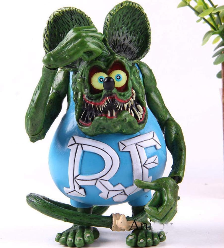 Amazon.com: Hot Toy Ratfink Action Figure Rat Fink Gift for Kids Figure ...