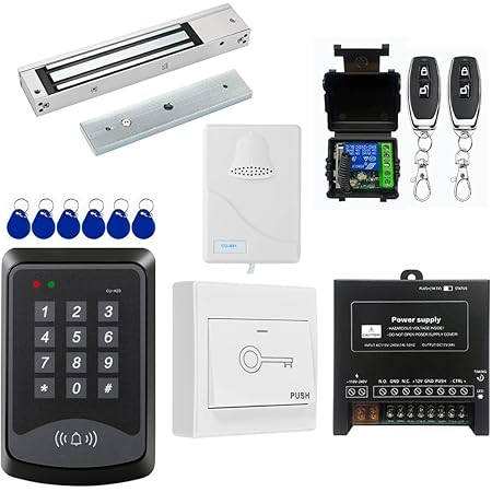 Amazon.com : Door Access Control System RFID Keypad 600lb Electric ...