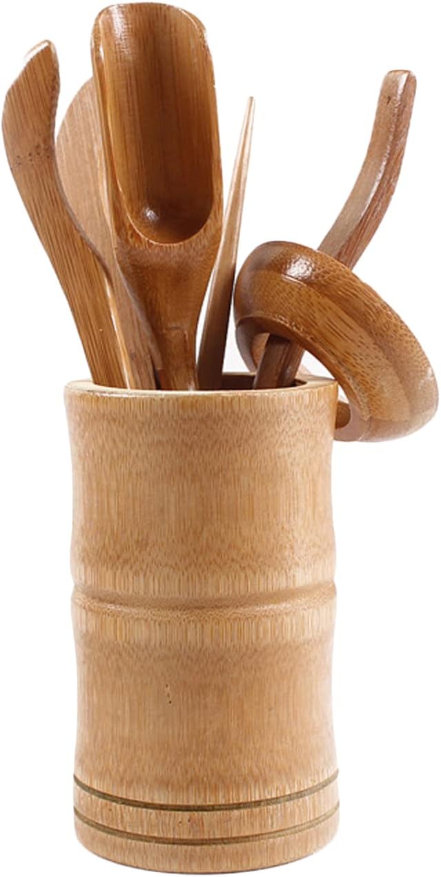 Amazon.com | ZARSIO 1 Set Bamboo Tea Tool Set Gong Fu Tea Tools ...