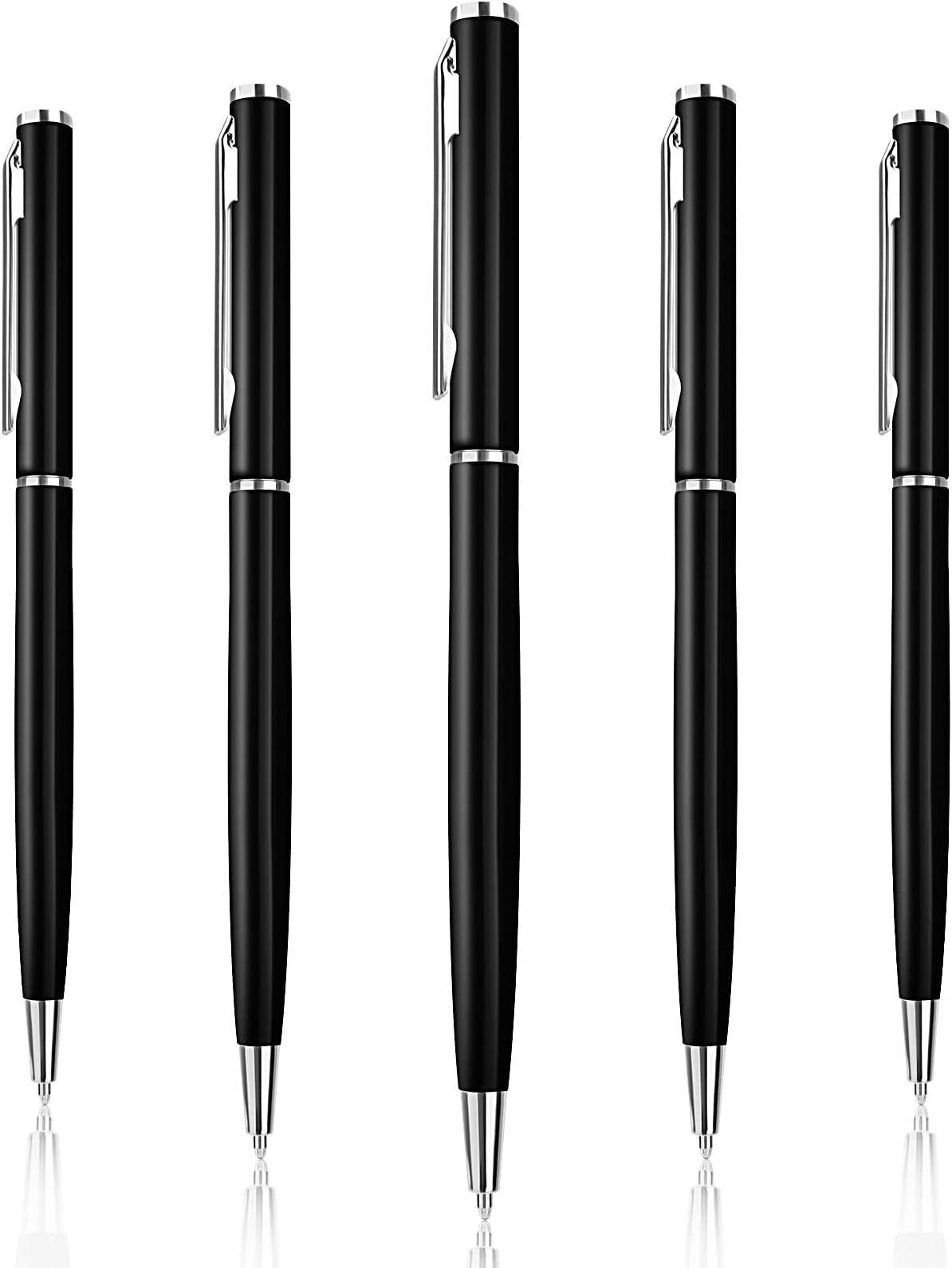 Giantree Luxury Ballpoint Pens, 5 Pack 1.0mm Metal Business Retractable ...