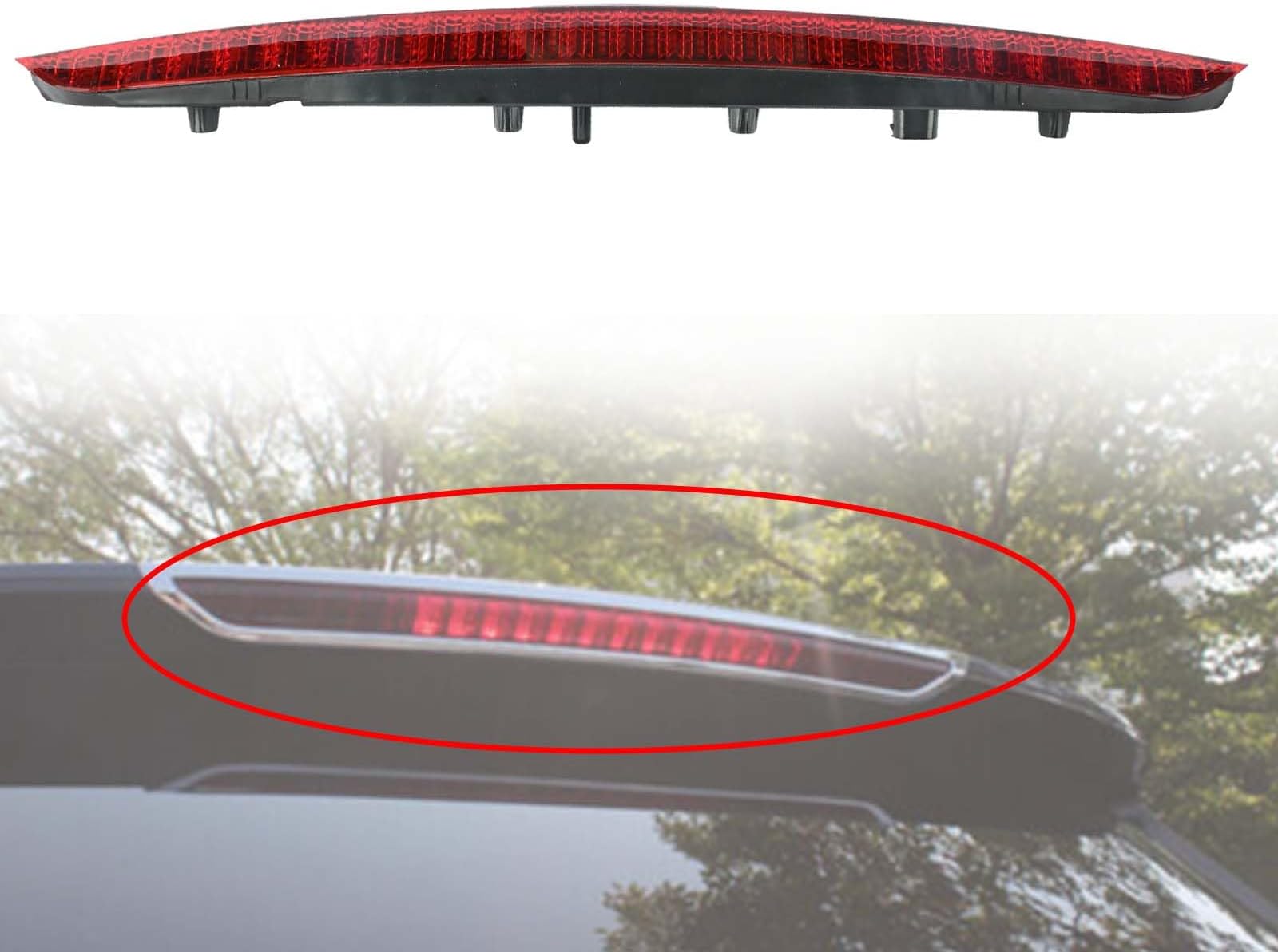 Amazon.com: Ford 2016-2018 Lincoln MKX OEM High Mount 3rd Brake Lamp ...