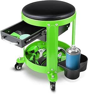 Amazon.com: Auto Dynasty Round Mechanics Roller Seat, 300 LBS Capacity ...