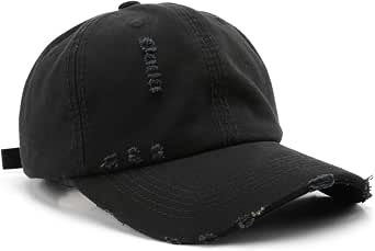 Vintage Washed Distressed Baseball Cap Unconstructed Soft Dad Hats ...
