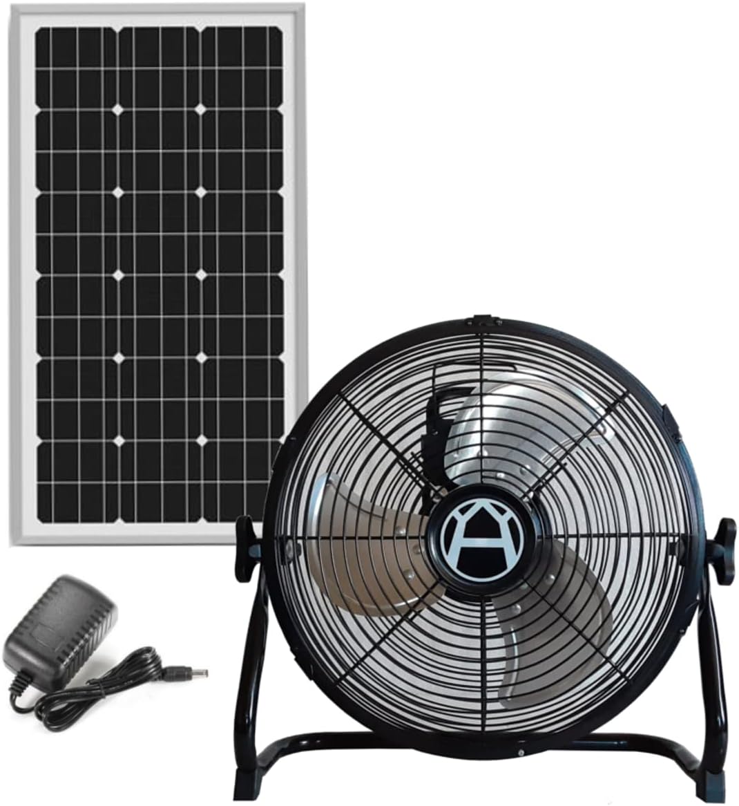 Amazon.com: Western Harmonics 14 Inch Solar Fan Kit : Home & Kitchen