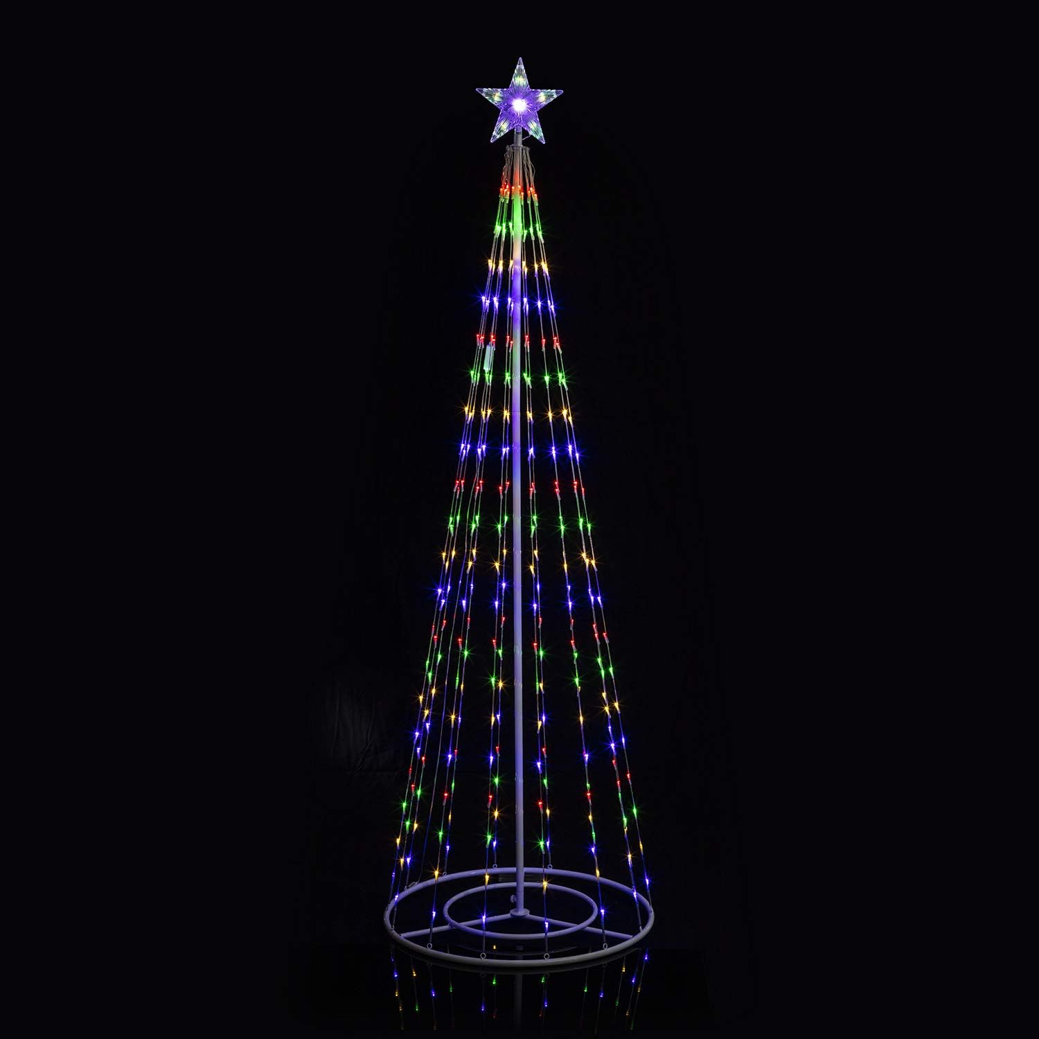 Amazon.com: Alpine Corporation 86"H Indoor Artificial Christmas Tree ...