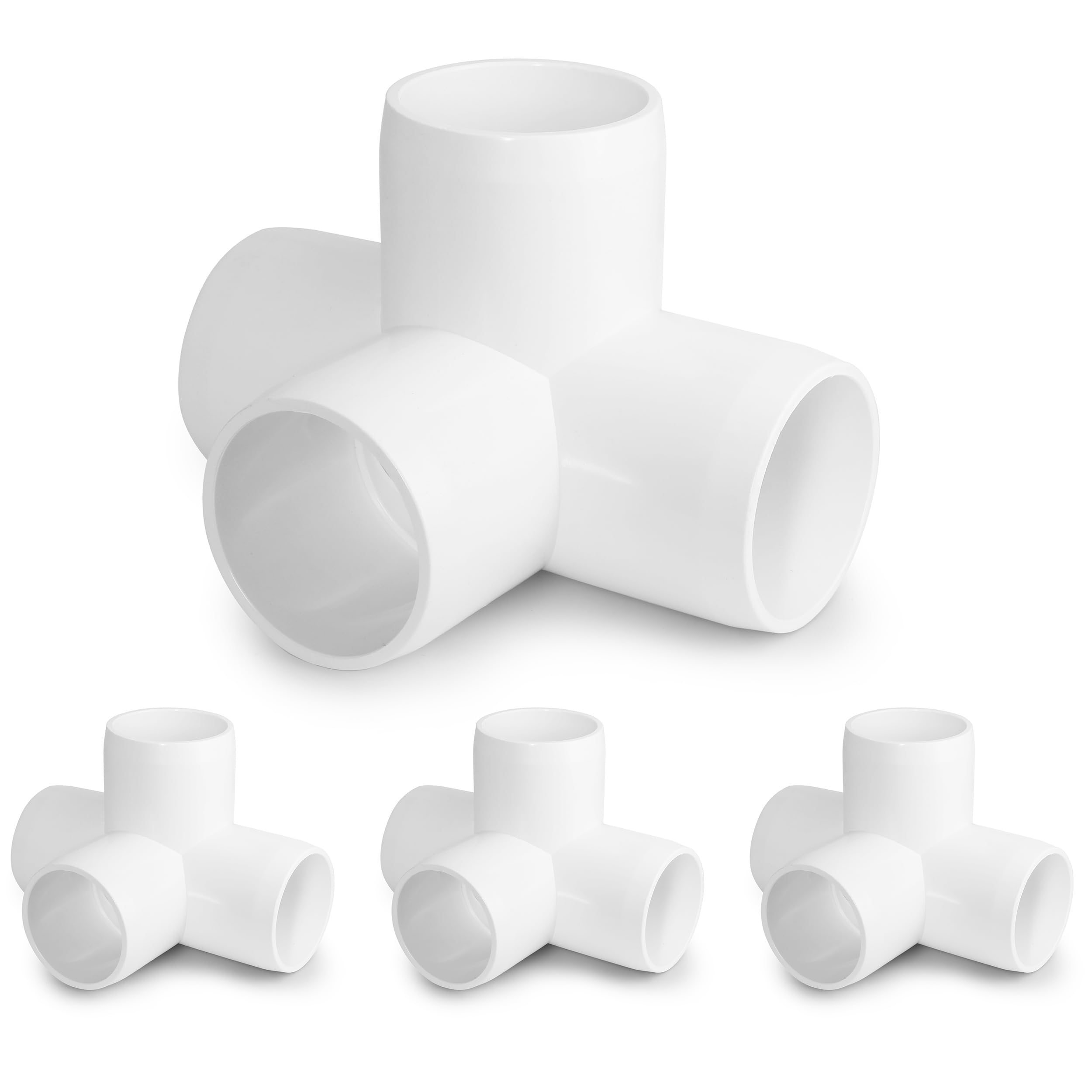 Amazon.com: Zernmiarder 4 Way PVC Pipe Fittings 1-1/4 Inch, PVC Elbow ...
