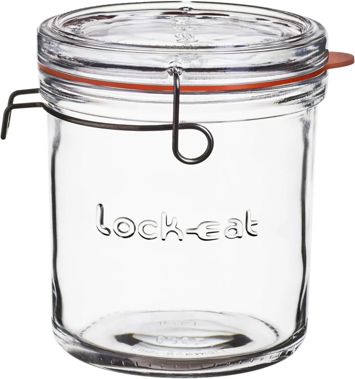 Amazon.com: Luigi Bormioli Lock Eat Glass Canning Jar -for Preserving ...