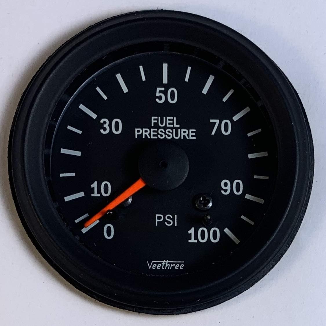 Amazon.com: Veethree Fuel Pressure Gauge (Black dial/Black Bezel ...