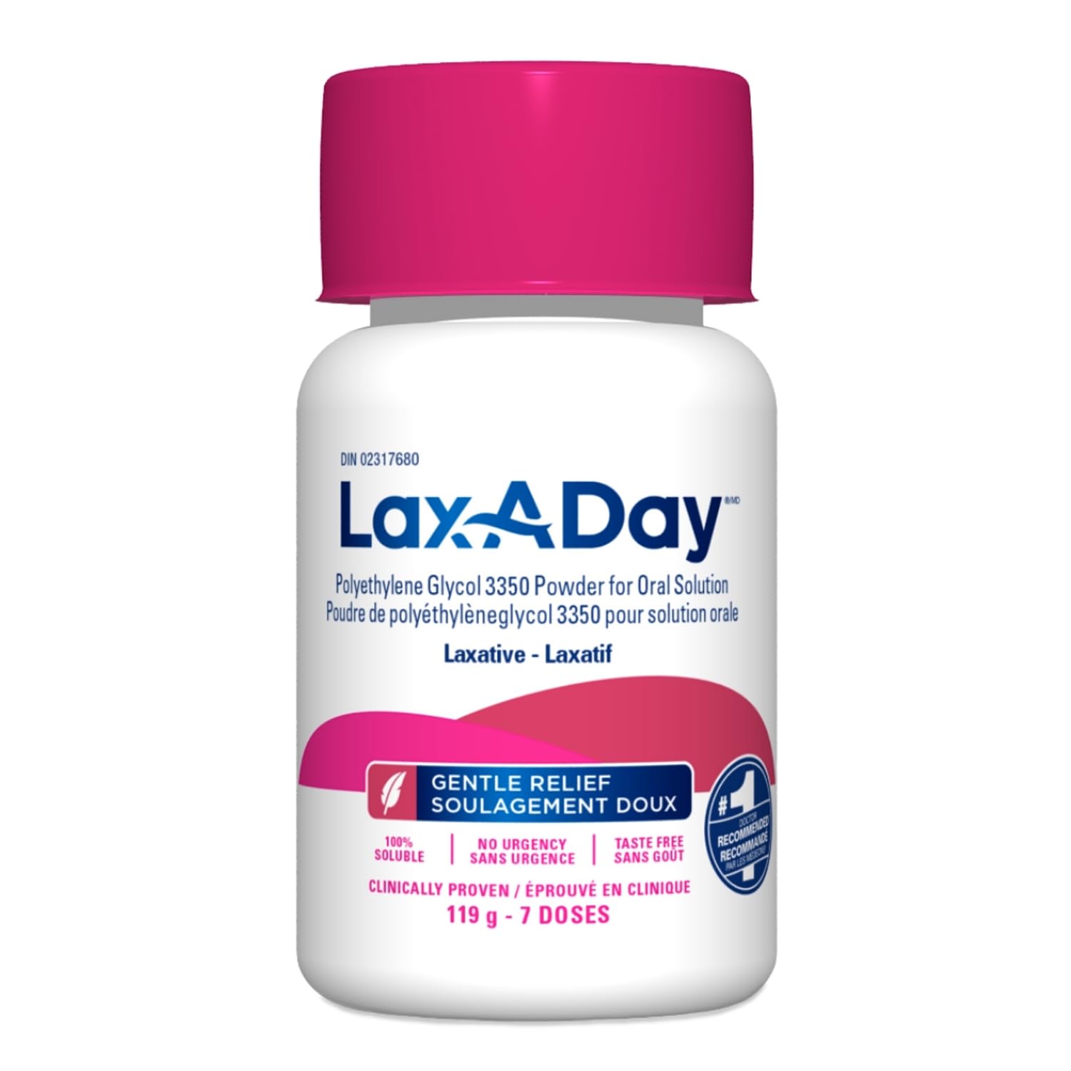 LAX-A-DAY Powder Laxative - No Taste, No Grit, No Sugar - Clinically ...