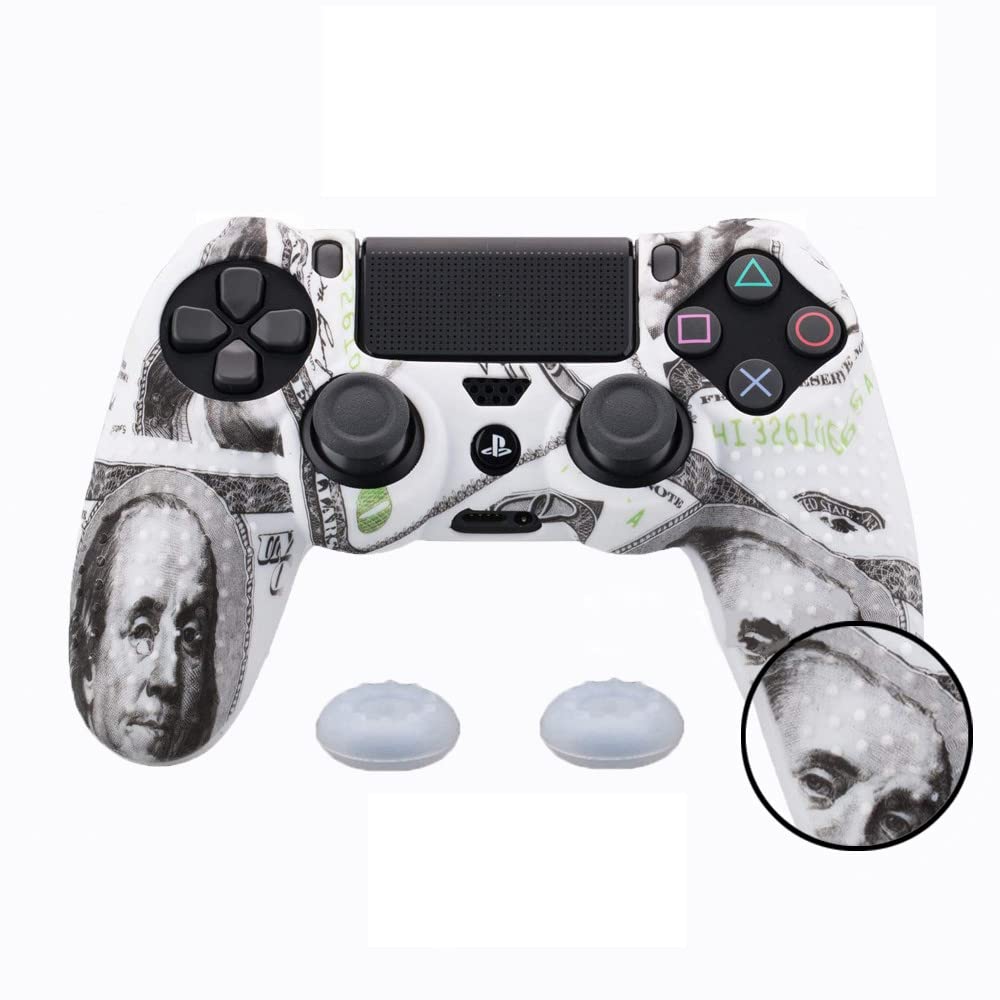 Amazon.com: ZOMTOP PS4 Controller Camouflage Skin with 2 Thumb Grips ...