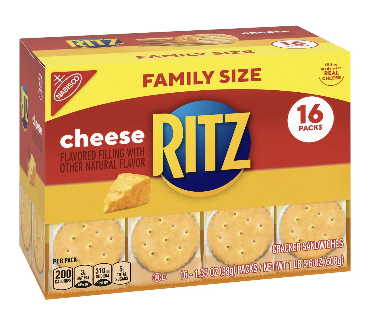 RITZ – Galletas tipo sándwich de mantequilla de maní y galletas ...