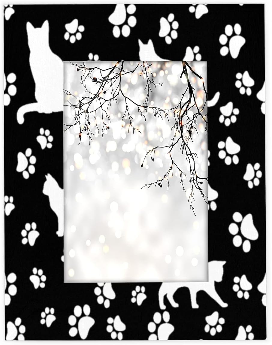 Amazon.com - YoCosy Picture Frames 5x7 for Wall Decor Cute Black White ...