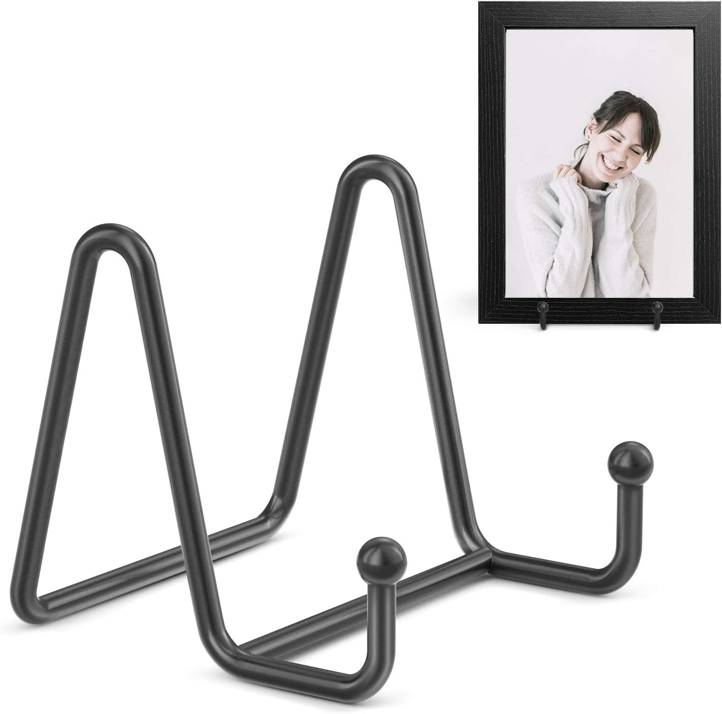 Amazon.com: DIDUDIDU Plate Holder Easel Display Stand - Metal Plate ...