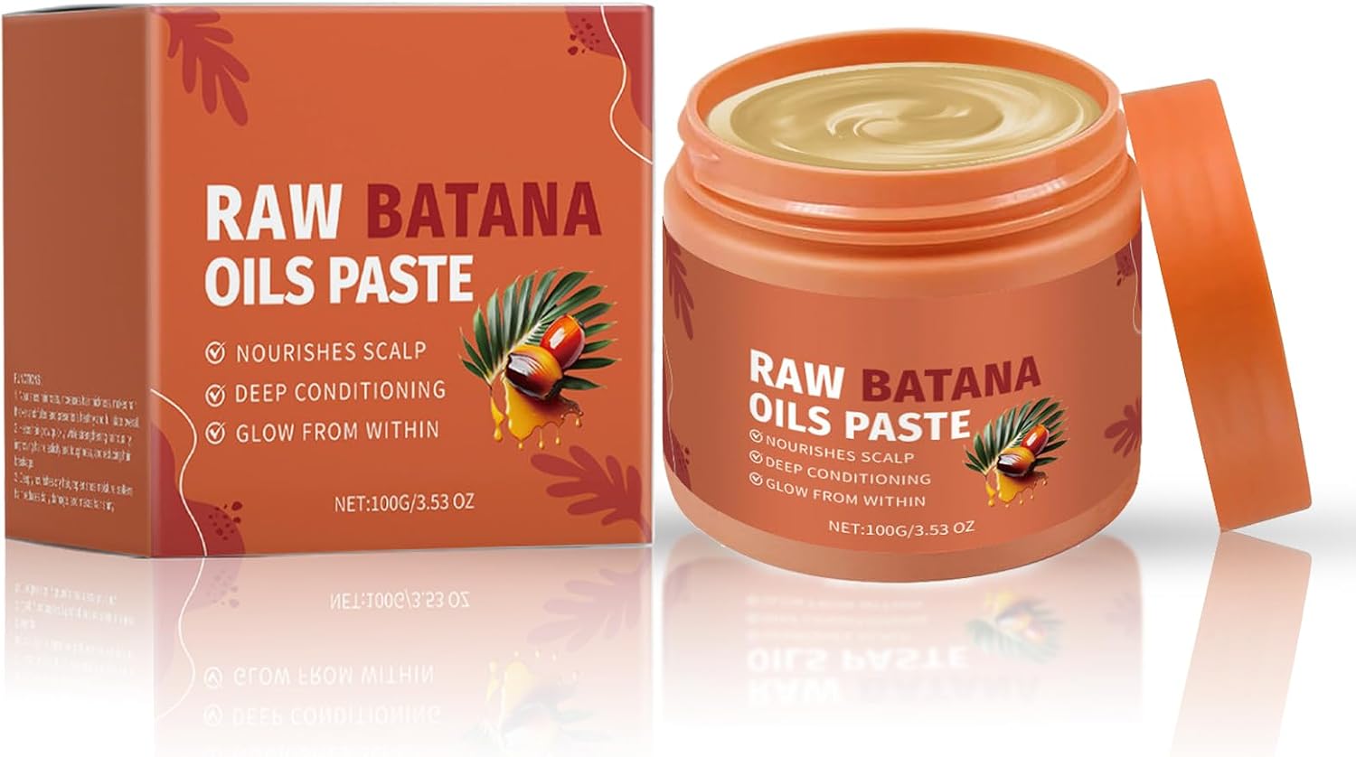 Raw Batana Oil Paste, Organic Batana Prevents Hair Loss Thicker ...