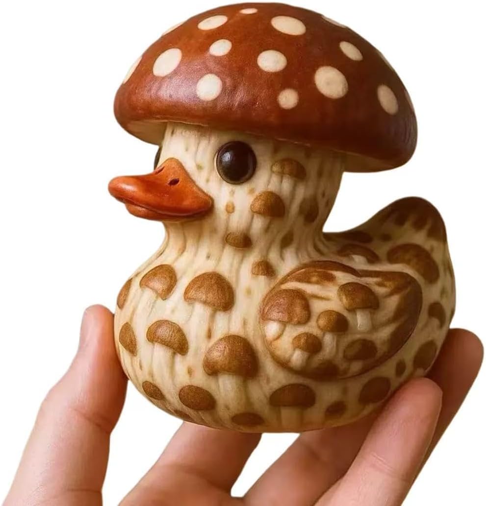 Amazon.com: Cute Vegetables Resin Duck Sculpture,Funny Fruit Duck ...