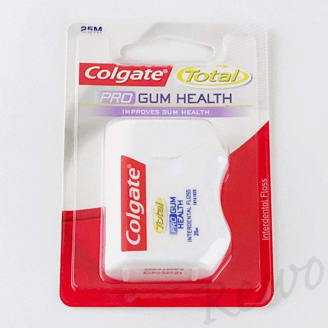 COLGATE Dental Floss, Pro Gum Health, Unflavored, Nylon, 1.0 count, Box ...