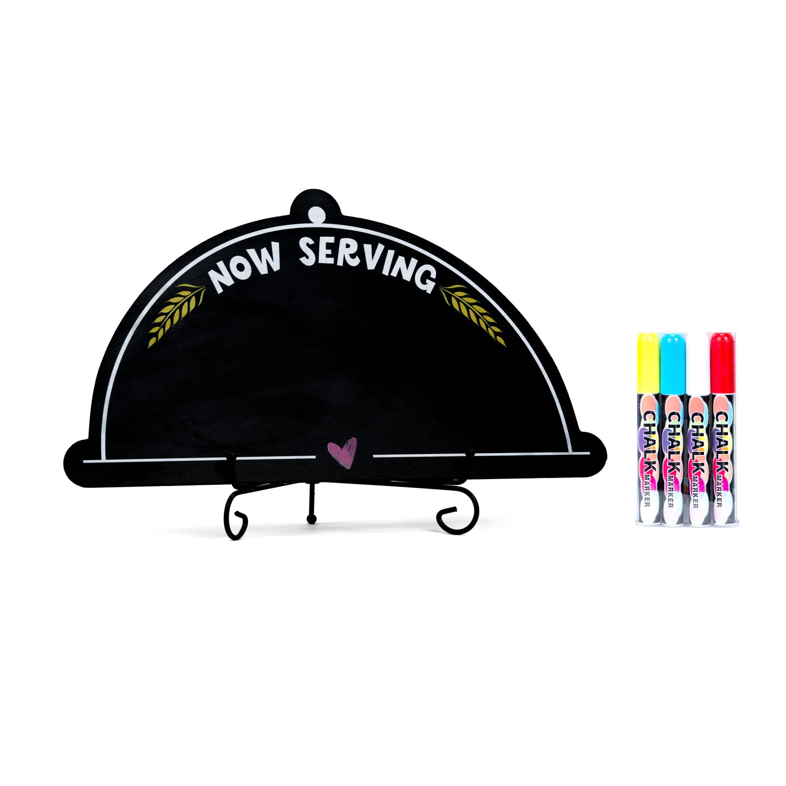 Amazon.com: Tabletop Menu Board 15.5 x 8.25 inch, Small Chalkboard Sign ...