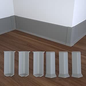 Amazon.com: Neatiease Self Adhesive Baseboard Corner Blocks, 6inch ...