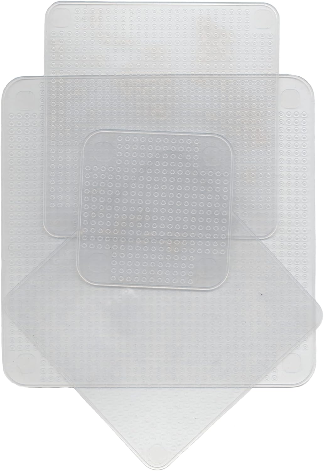 Amazon.com: Silicone cling film covers 4 piece set, different sizes ...
