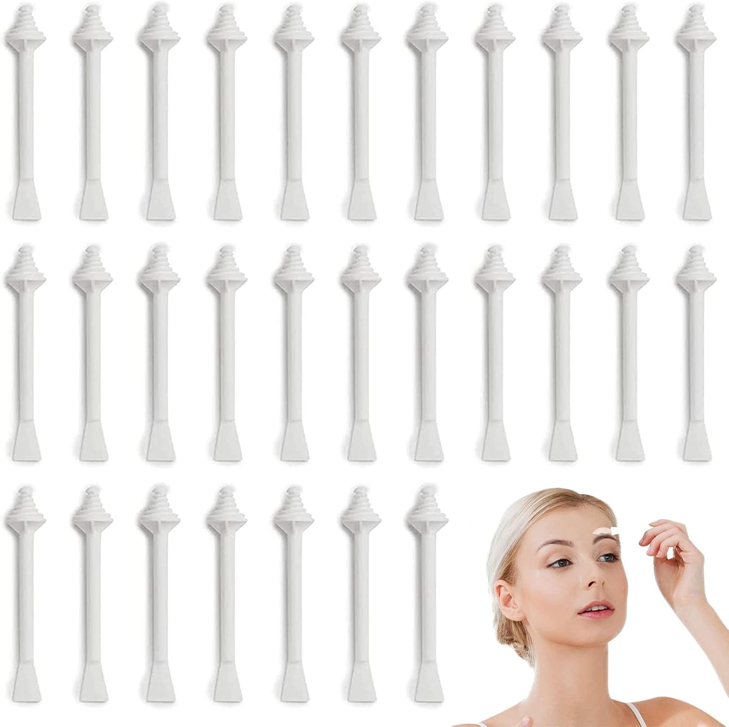 Pack of 50 Nose Hair Wax Sticks, Nose Wax Sticks, Wax Sticks for Nose ...