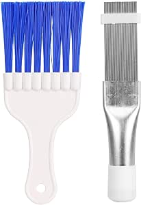 Condenser Comb Cleaning Brush Kit 2 Pcs Stainless Steel Air Conditioner ...