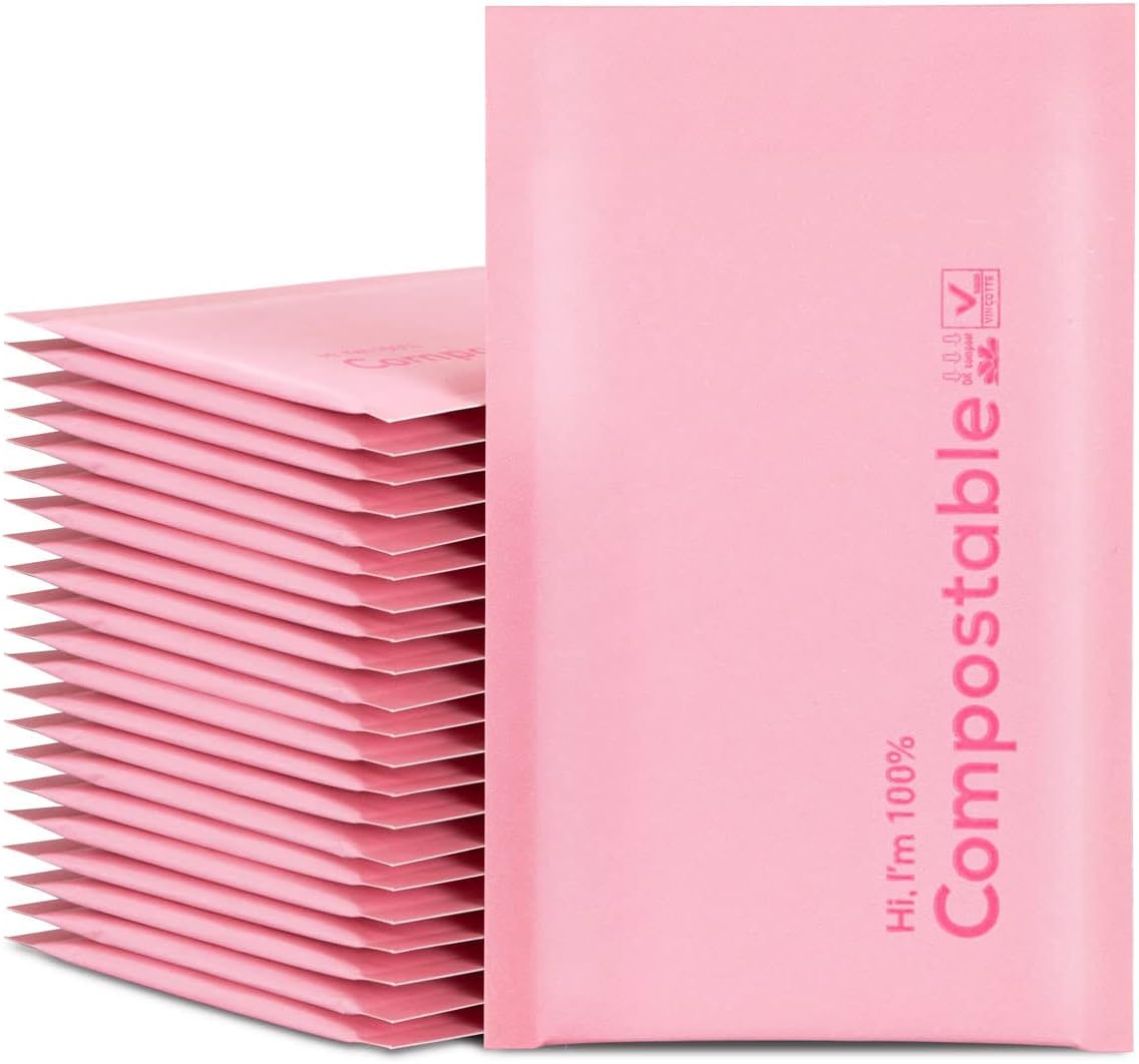 Amazon.com : 10.5x16 100% Biodegradable Bubble Mailers,25 Count #5 ...