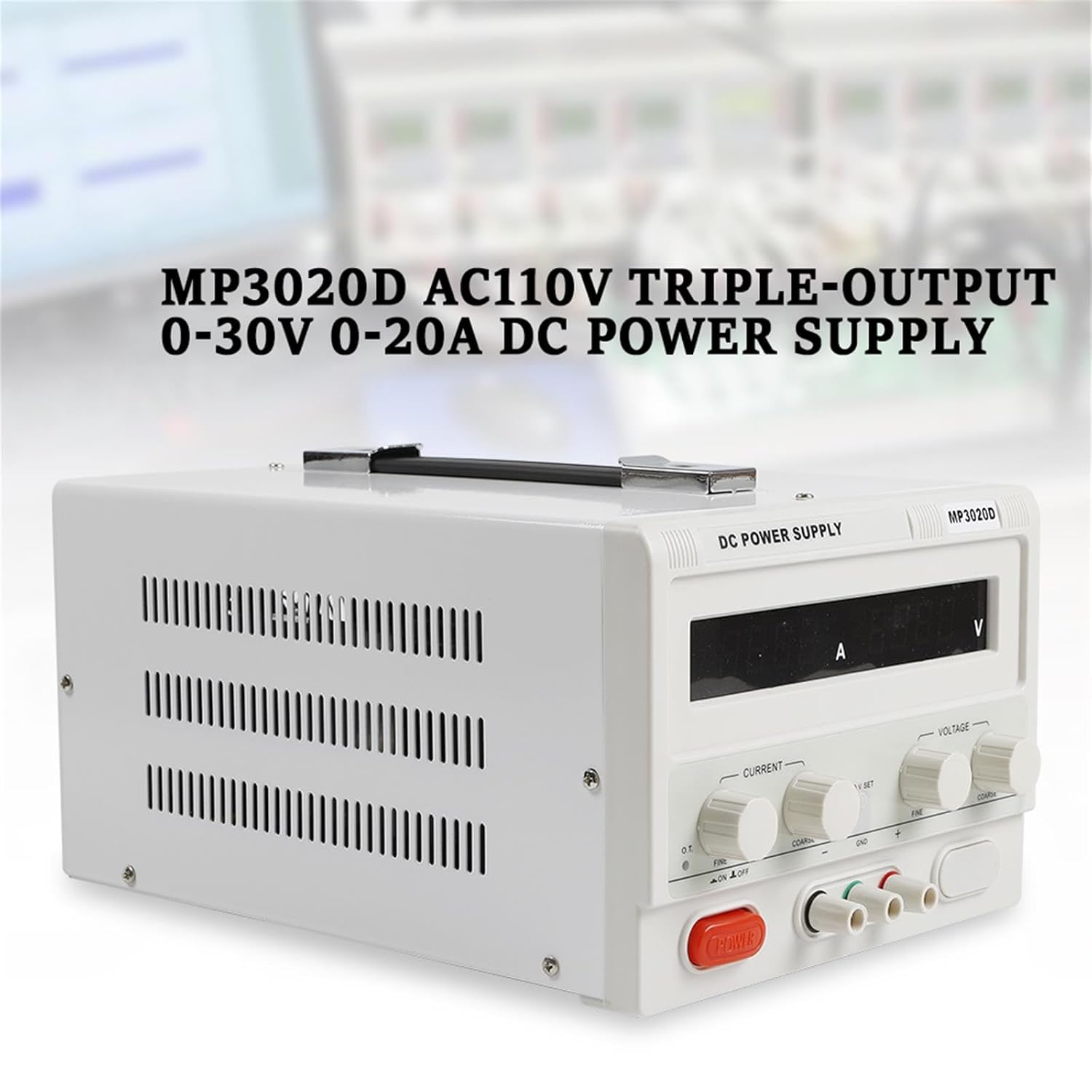 DC Power Supply, Portable Digital Lab Power Supply Machine with with ...