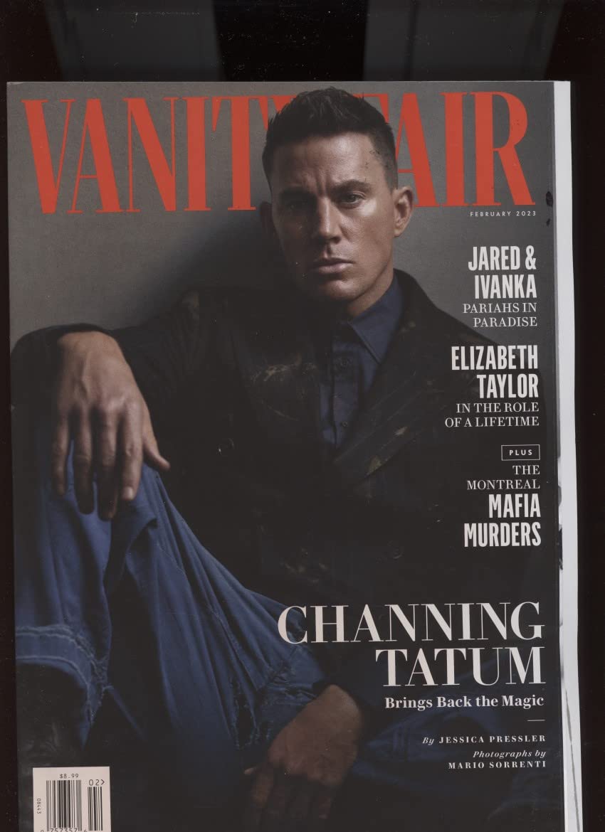 VANITY FAIR MAGAZINE FEBRUARY 2023: CHANNING TATUM+++ /ILLUSTRATED ...