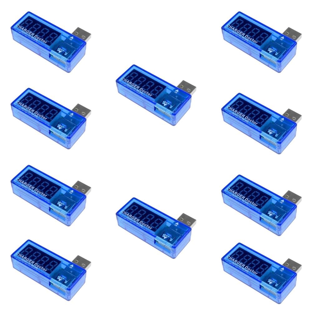 USB Current Voltage Detector Fast Charging Tester Dual USB Current ...