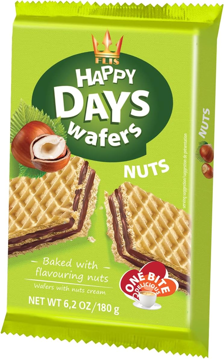 Flis Happy Days Nut 180g Pack of 12 : Amazon.ca: Grocery & Gourmet Food