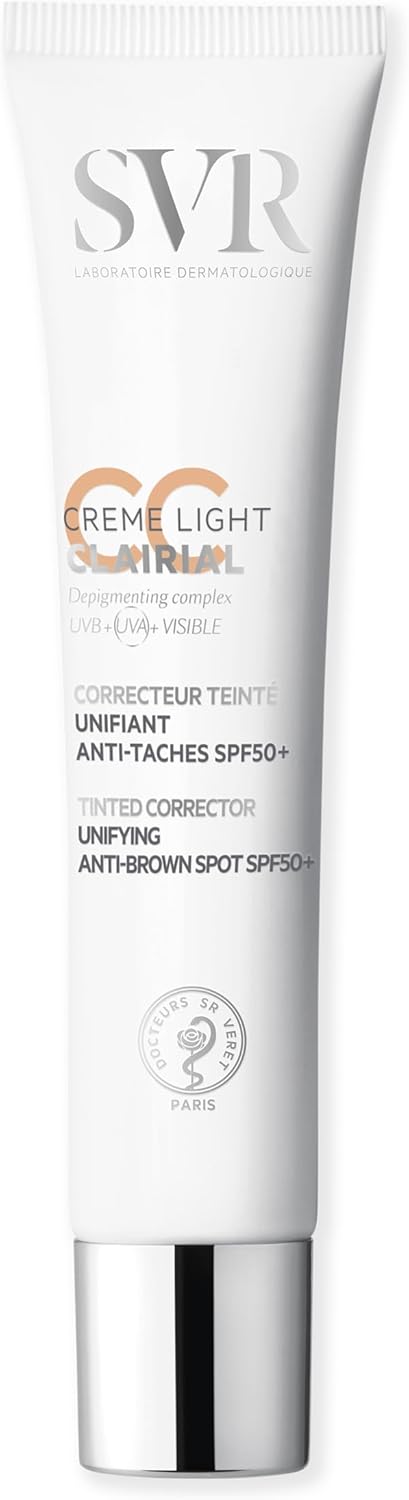 SVR CLAIRIAL CC Cream SPF50+ 3-in-1 Tinted Moisturiser, Brown Spots ...