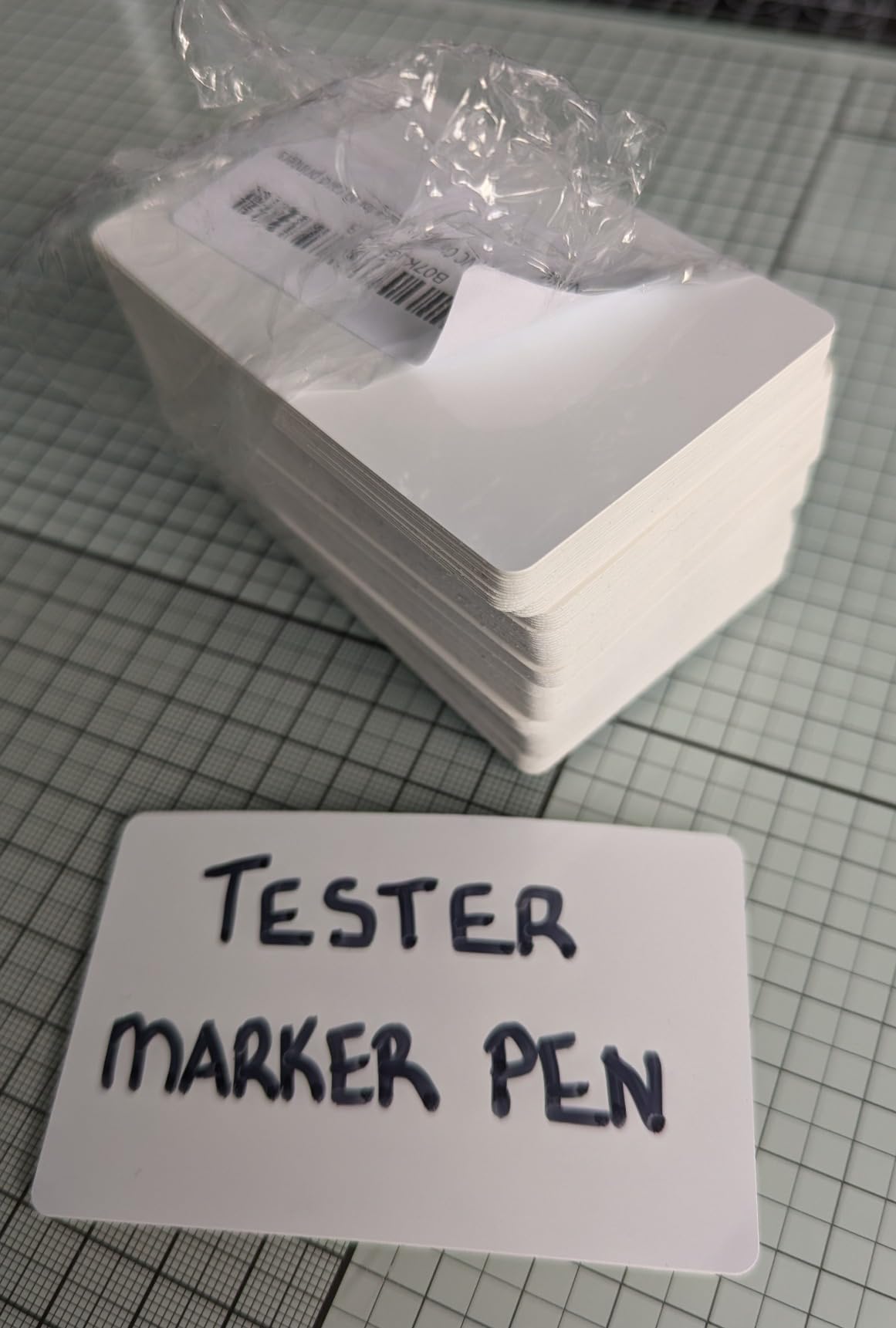 Self-Adhesive PVC Cards Plastic - Pack of 100 by Lanyards Tomorrow ...