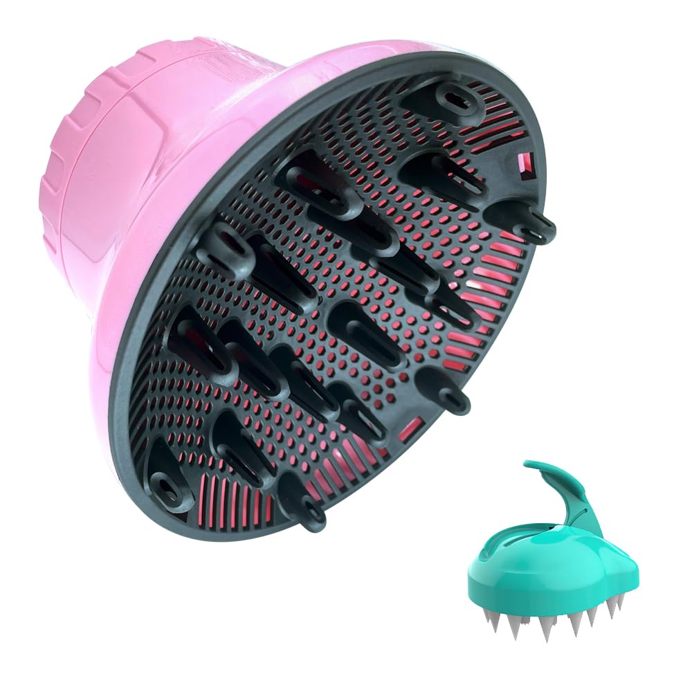 Amazon.com: Universal Hair Diffuser, Hair Dryer Diffuser Attachment for ...