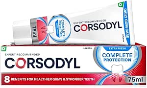 Corsodyl Toothpaste Complete Protection, Daily Gum Care, Extra Fresh ...