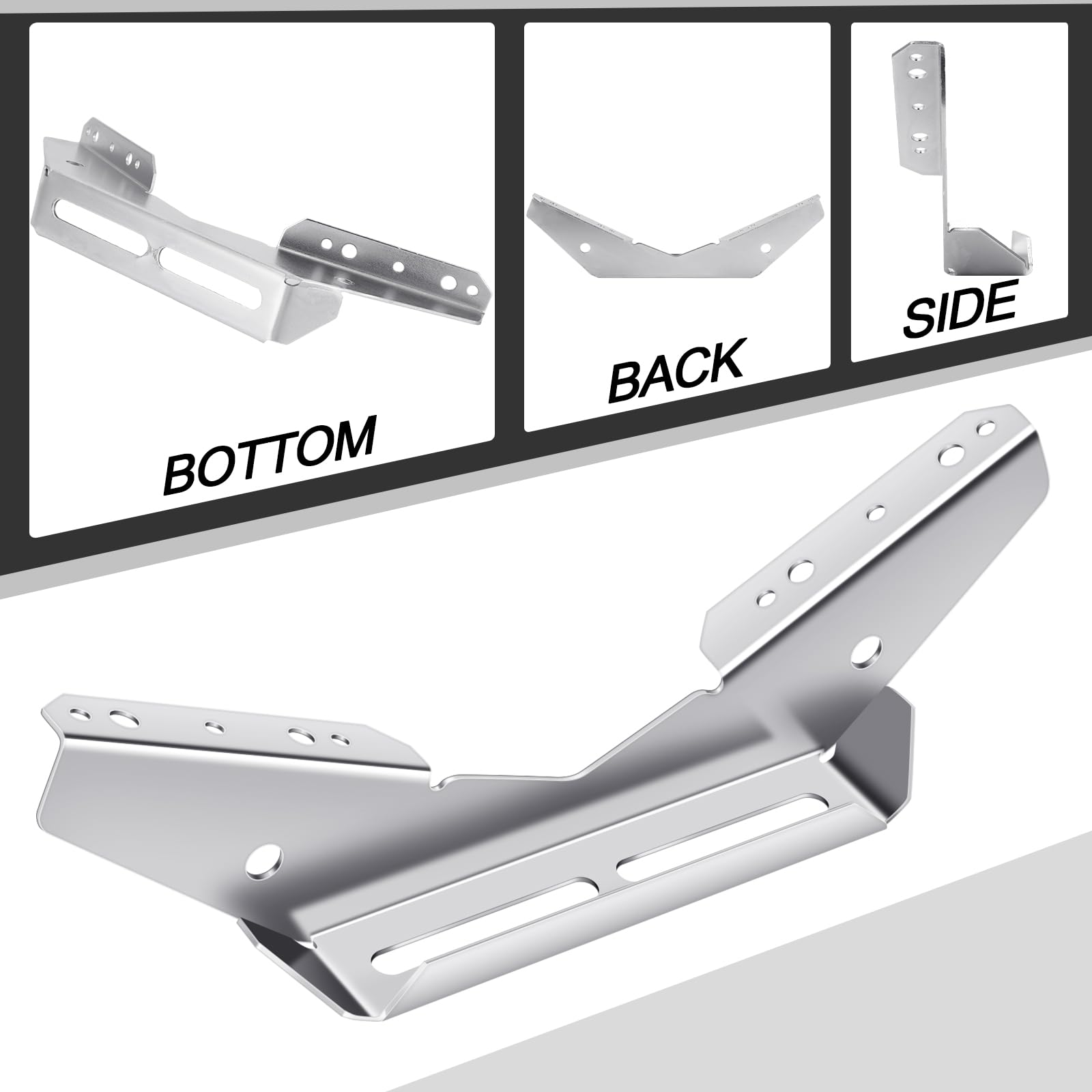 Snapklik.com : 8 Pcs Pontoon Wing Brackets Pontoon Trailer V Wing Bunk ...