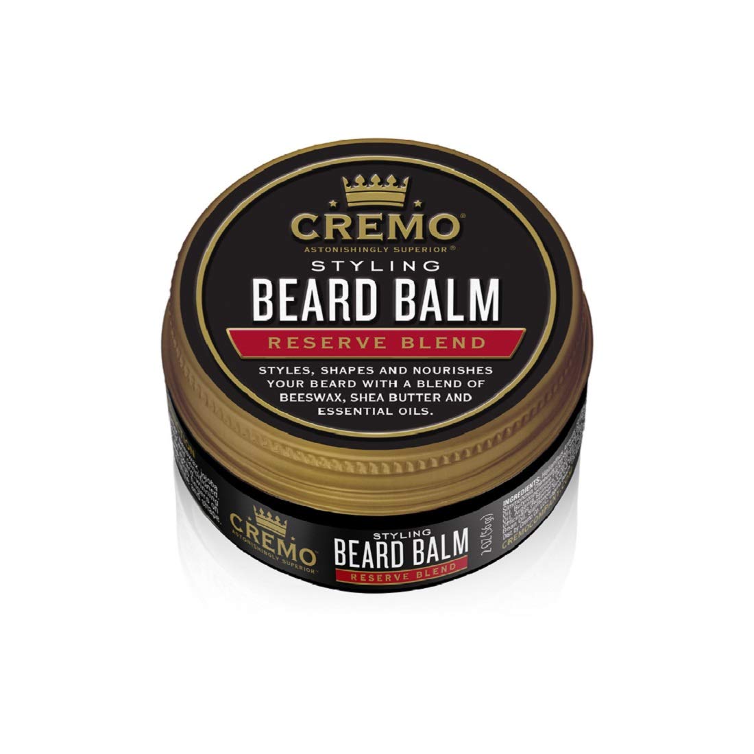 Amazon.com : Cremo Styling Beard Balm, Distiller's Blend (Reserve ...