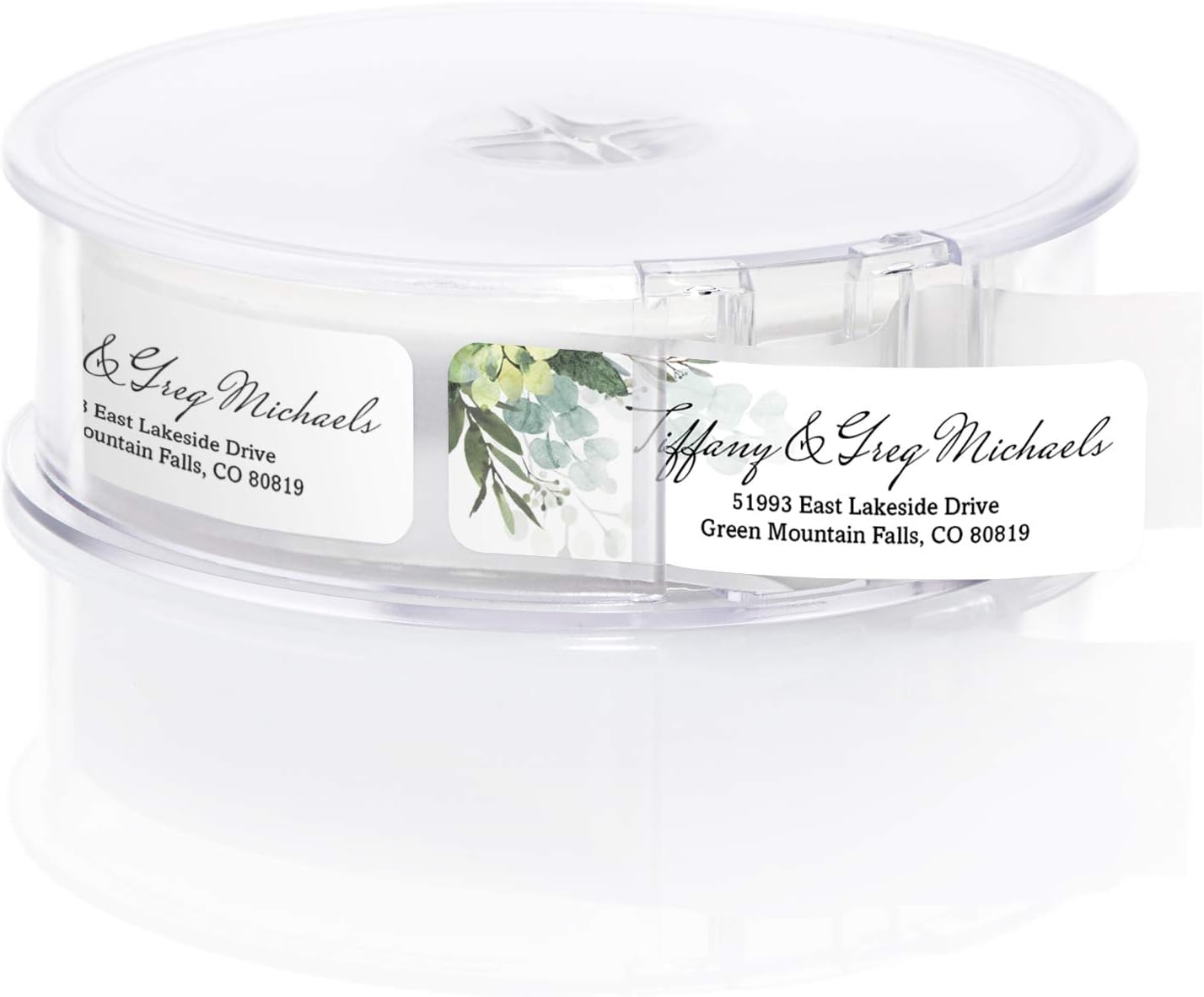 Amazon.com: Floral Greenery Rolled Address Labels/Roll of 500 ...
