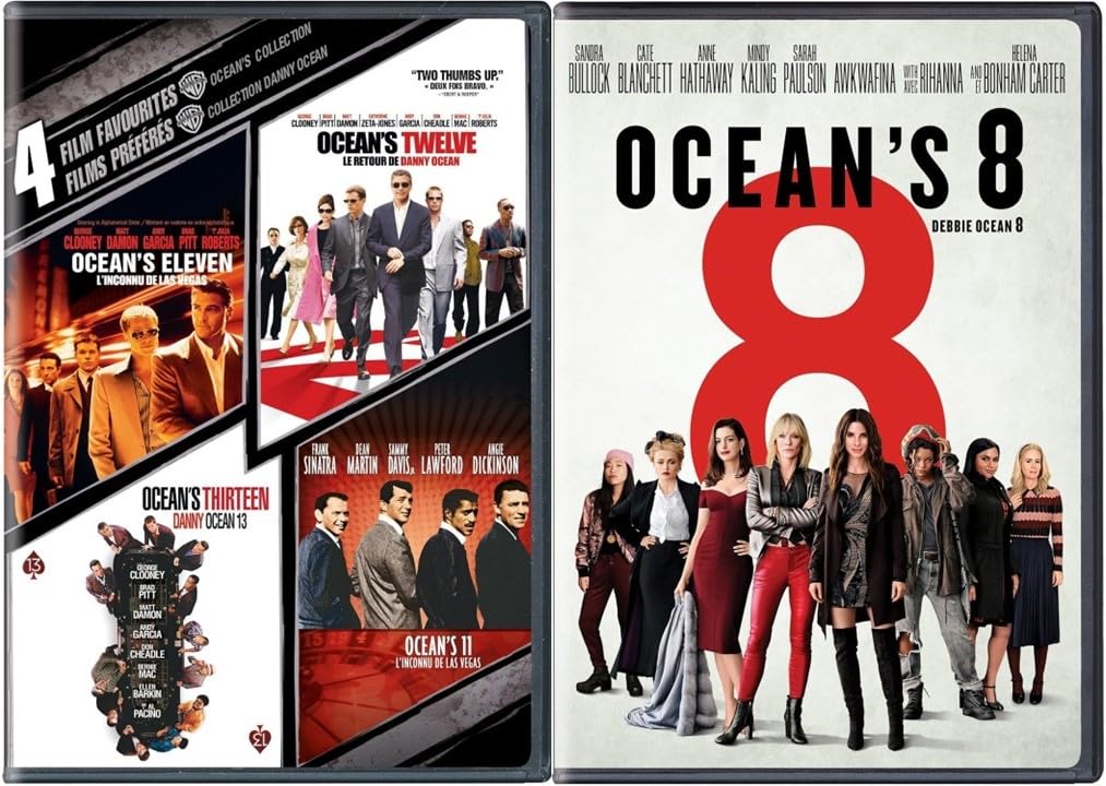 Amazon.com: Ocean's Film Series : 5 - Movie Collection (Ocean's 11 ...