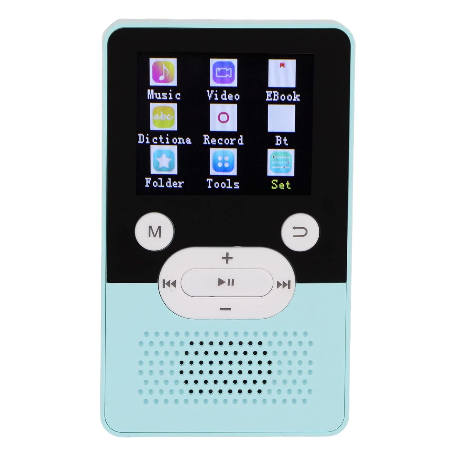 T9 Mp3 Player with BT 4.2, 1.8 Inch Color Screen Lossless Sound MP4 Player for Kids with FM ...