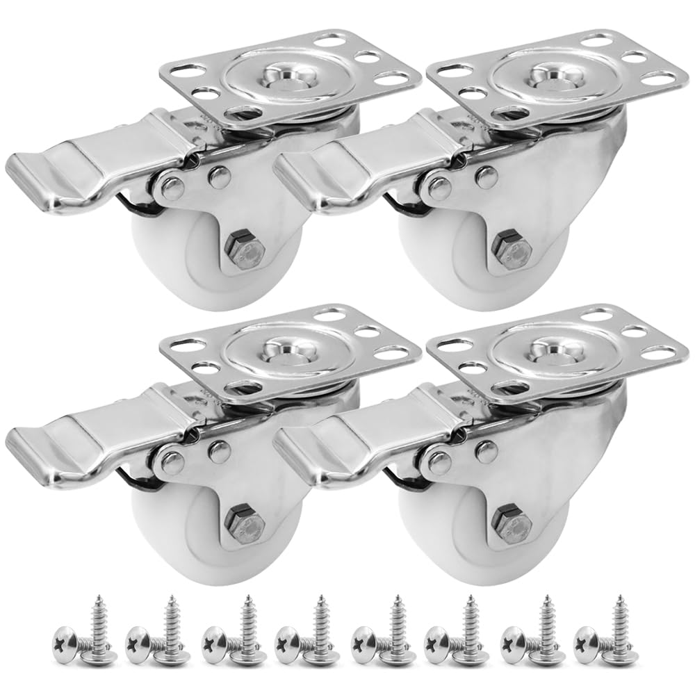 Snapklik.com : NERILEE 2 Inch Caster Wheels Set Of 4