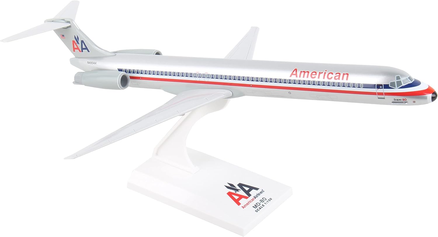 Daron Skymarks American Airlines MD-80 Old Livery Airplane Model ...