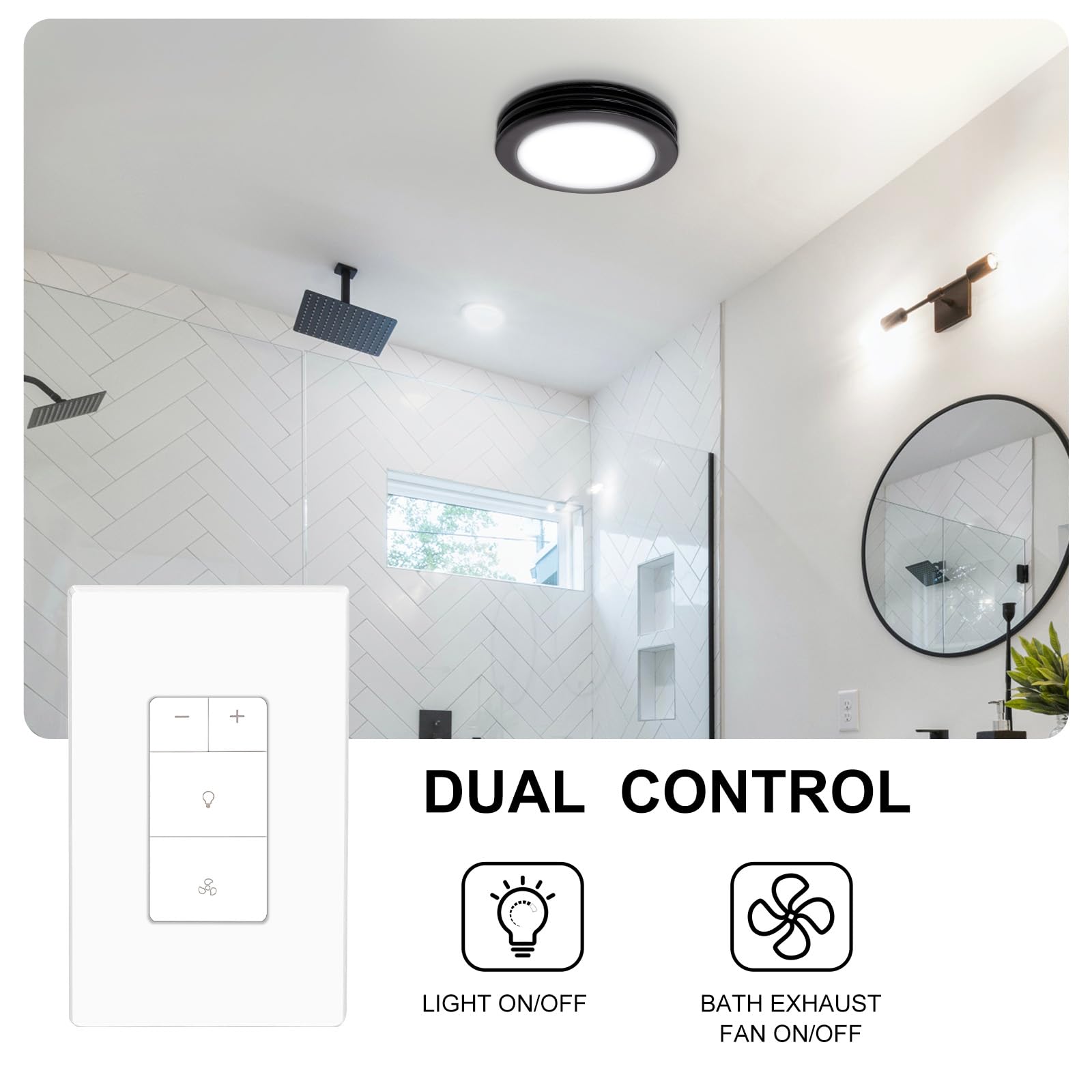Snapklik.com : Akicon Dimmer Switch, Fan And LED Light Dimmer Switch ...