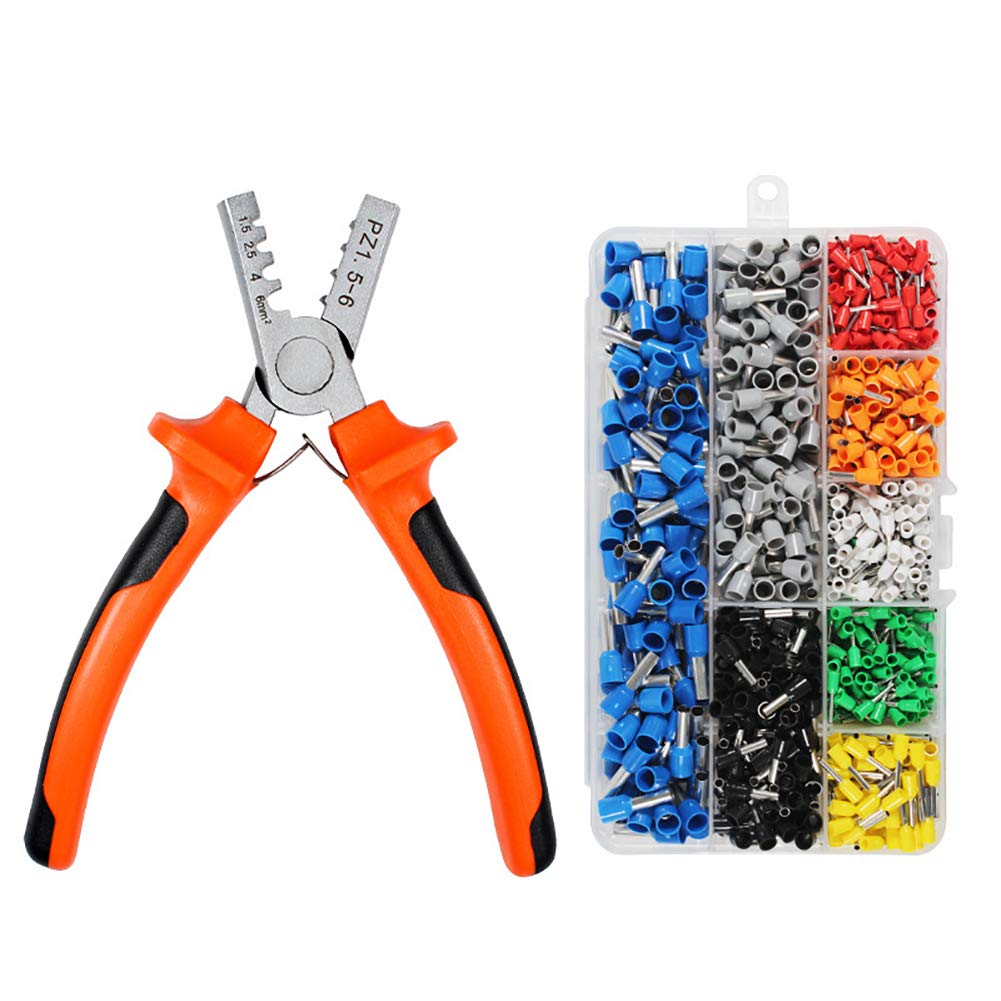 Buy Ferrule Crimper Pliers Set Wire Crimping Tool Kit Ferrule Crimping ...