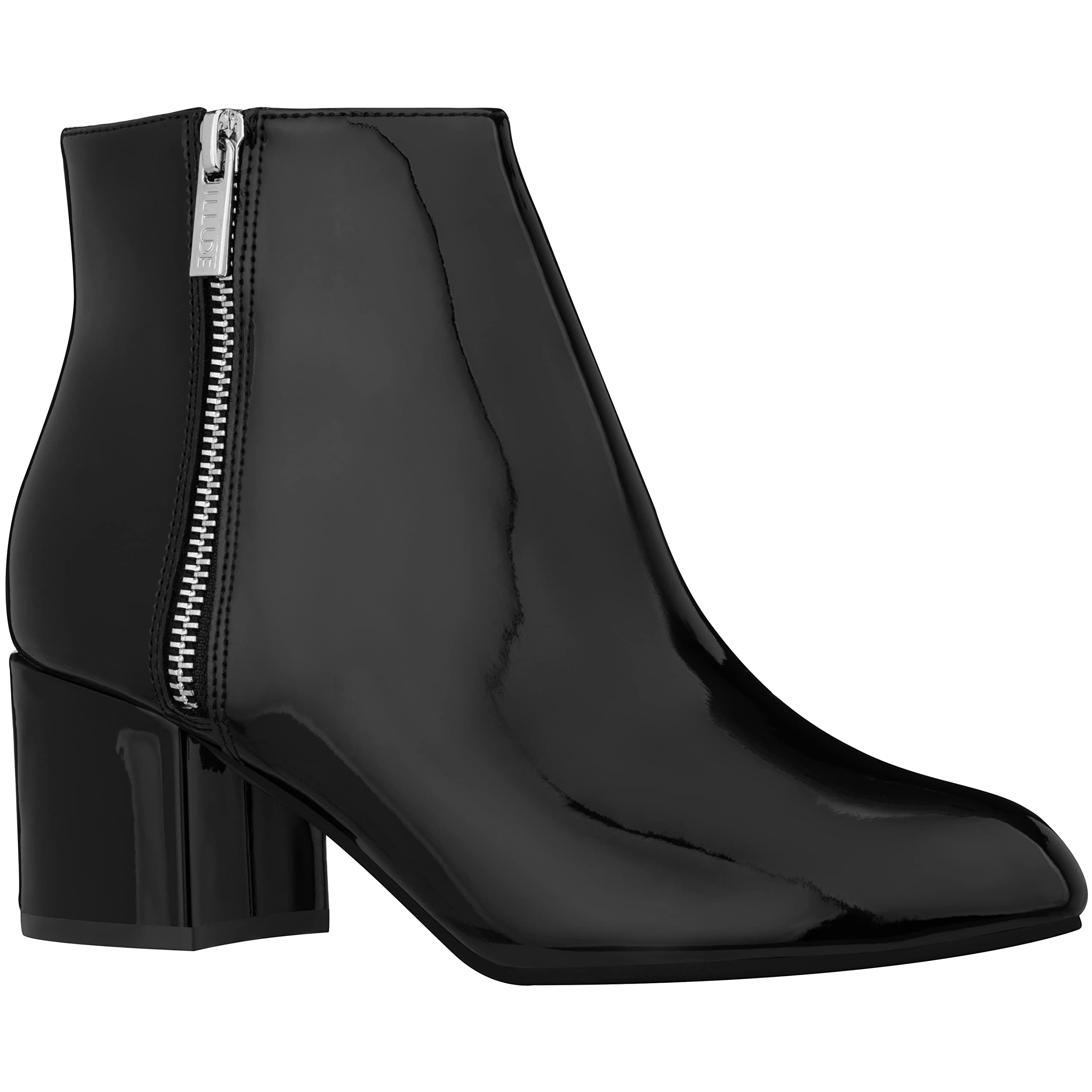 Amazon.com | ILLUDE Women's Low Heel Ankle Boot - Casual Zip Up Bootie ...