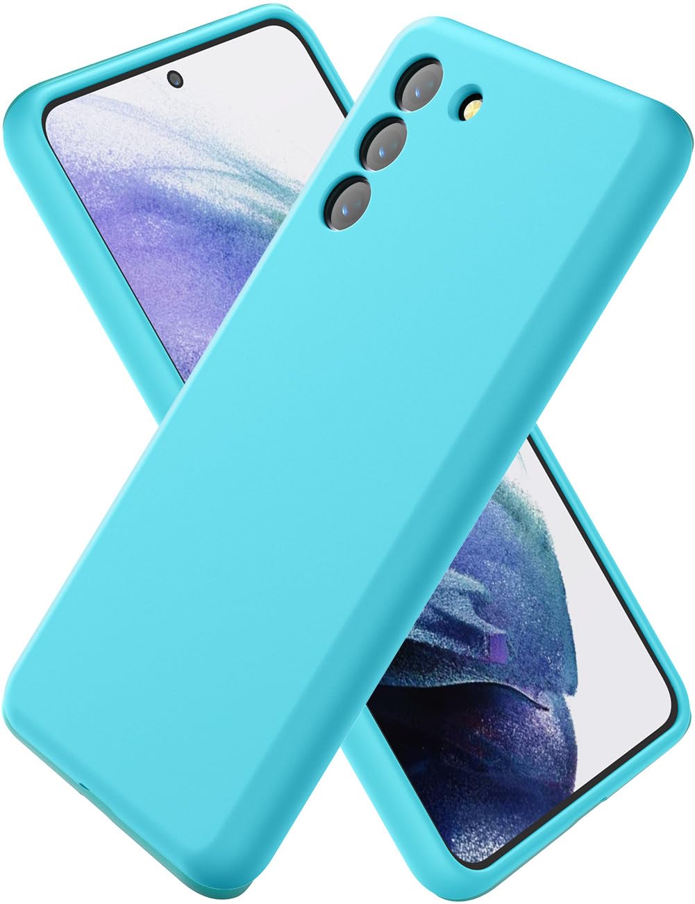 Amazon.com: CUZMIGO for Samsung Galaxy S21 Case Liquid Silicone, Slim Fit Thin Soft Shockproof ...