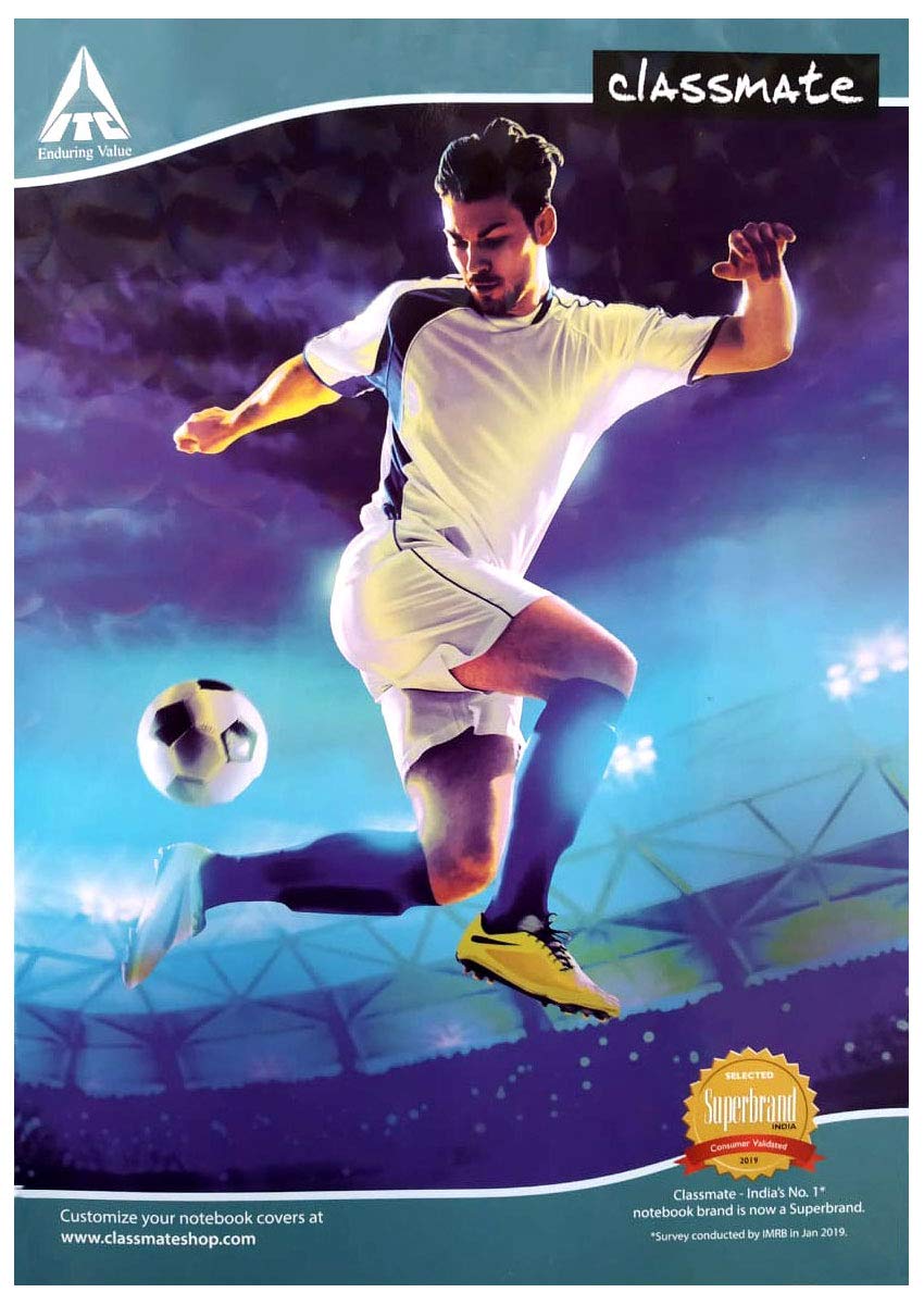 Classmate A4 Long Book - Single Line, Soft Cover, 140 Pages, 297mm x ...