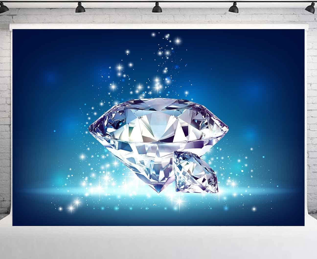 Amazon.com : PHMOJEN Vinyl 15x10ft Shining Diamonds Backdrop, Shining ...