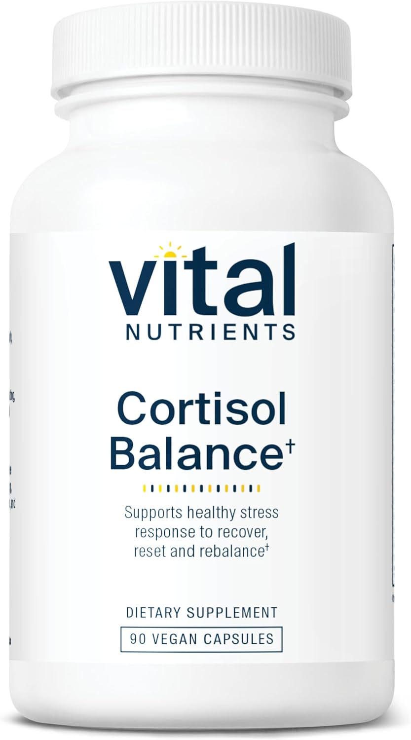 Amazon.com: Vital Nutrients Cortisol Balance | Vegan Stress Relief ...