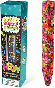Amazon.com : Buddy & Barney Neon Jumbo Wacky Crayon - assorted colours ...
